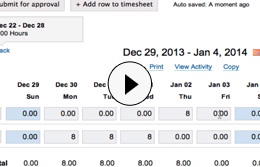 Web timesheet software | Video Tutorials for WeWorked